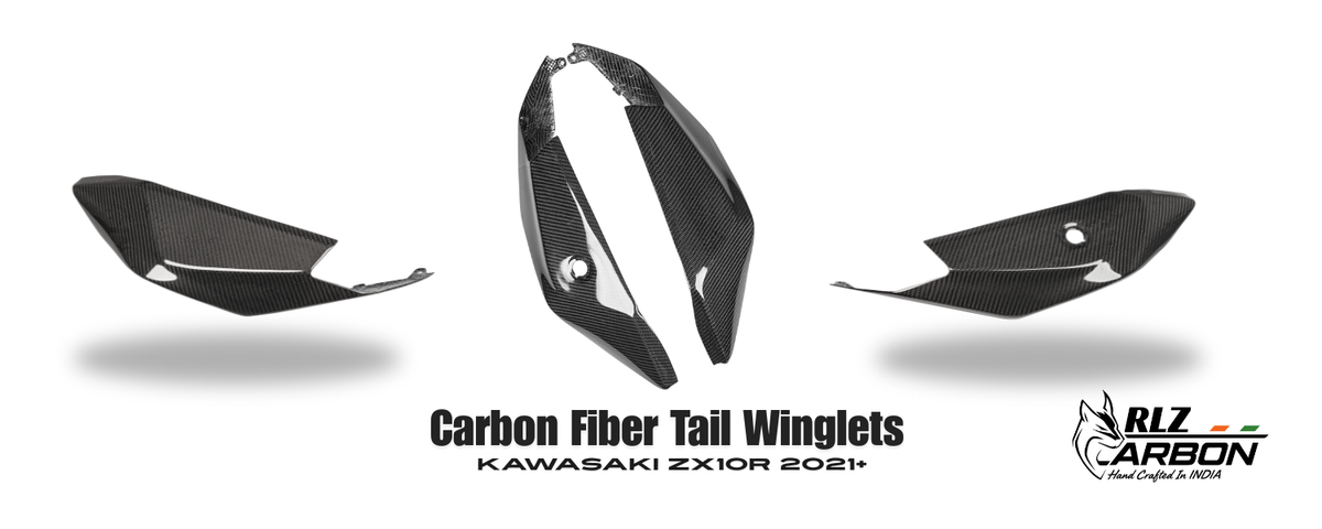 Lightweight Carbon Fiber Tail Winglets for Kawasaki ZX10R 2021+ – RLZ ...